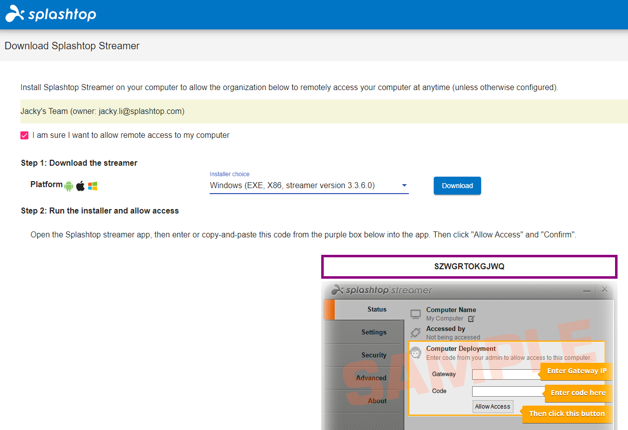 How to get the right Splashtop Streamer? – Splashtop On-Prem - Support
