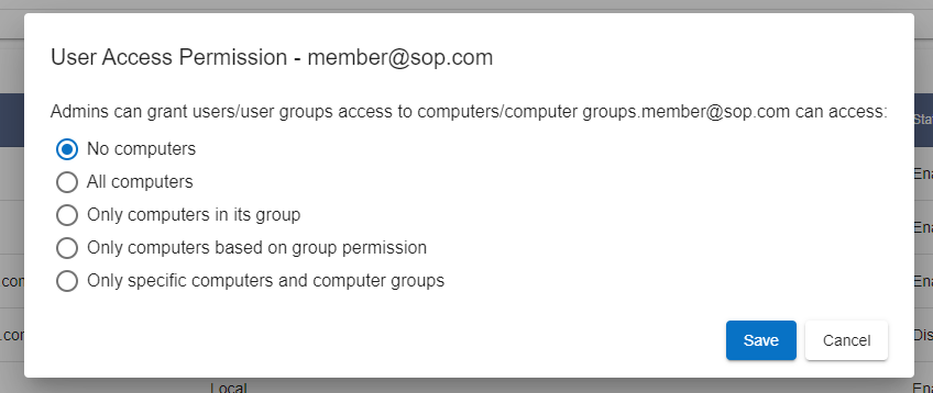 How to set computer access permissions? – Splashtop On-Prem - Support
