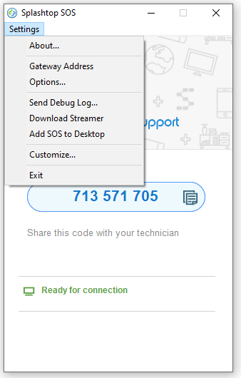 Customize your SOS – Splashtop On-Prem - Support